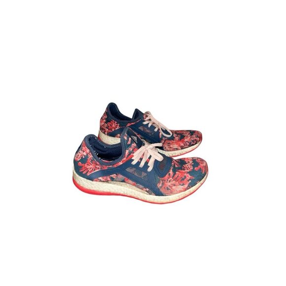 adidas | Shoes | Adidas Pure Boost X Red And Blue Floral Arch Support ...